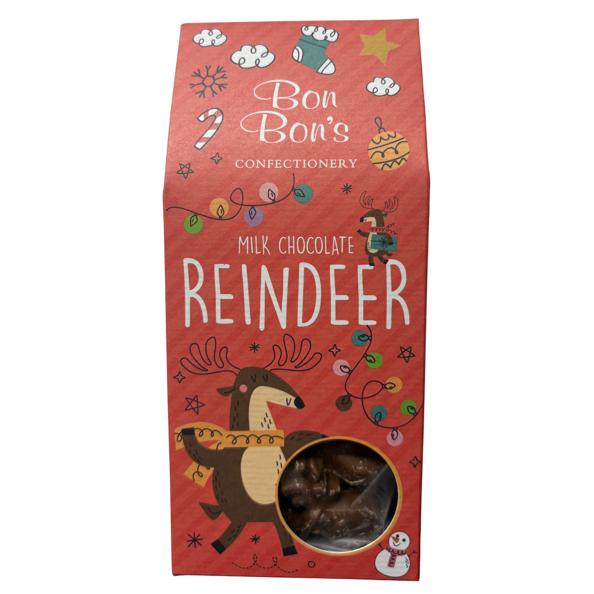 Bon Bon Milk Chocolate Reindeers 120g – Delilah Fine Foods
