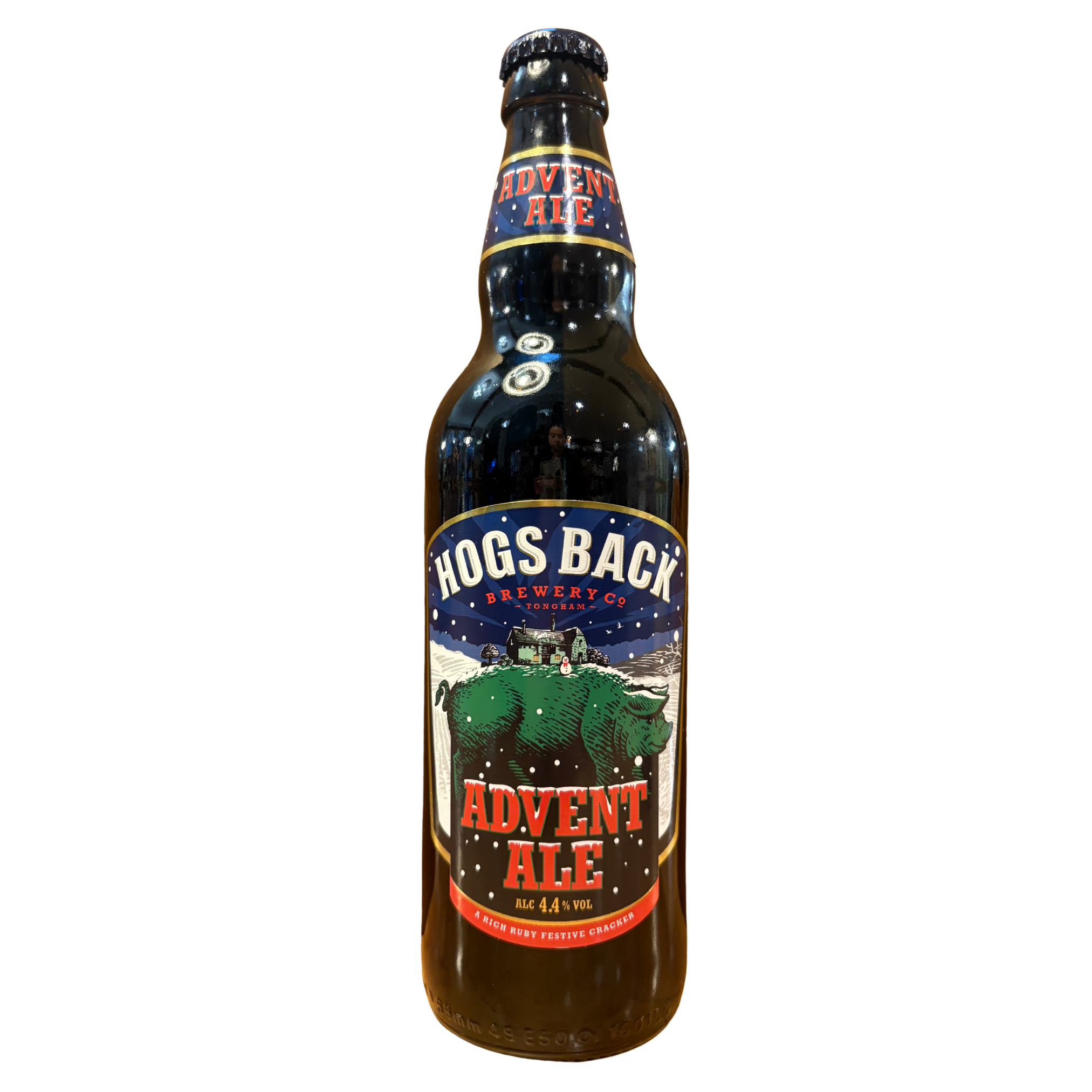 Hogs Back Advent Chestnut Ale 4.4% – Delilah Fine Foods